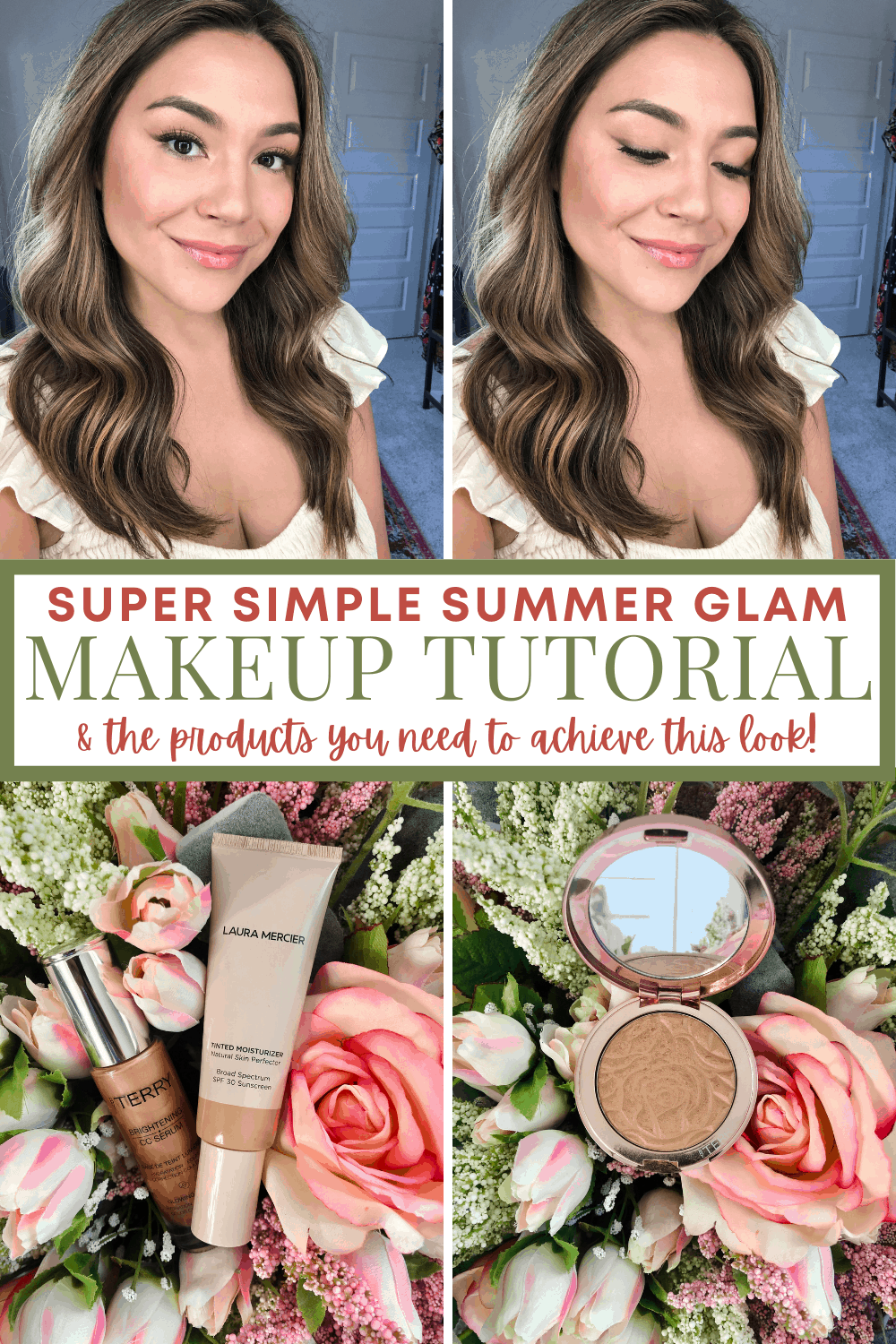 Simple Summer Glam Makeup Tutorial - With the Woodruffs