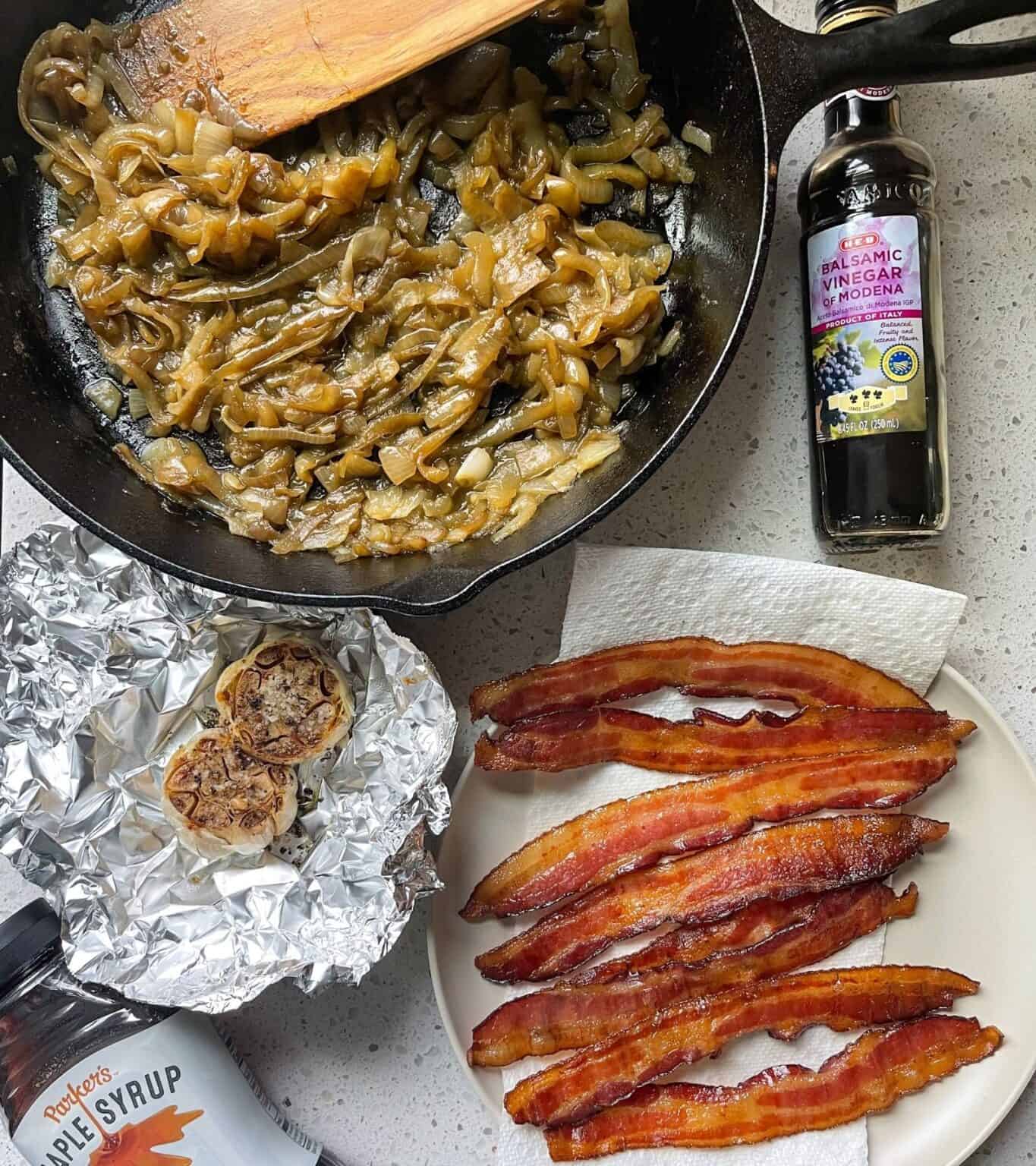 Traeger Smoked Bacon Jam with Caramelized Onions and Roasted Garlic