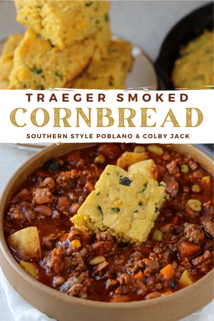 Southern Style Traeger Smoked Cornbread