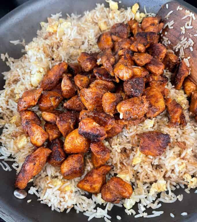 Easy Japanese BBQ Chicken Fried Rice