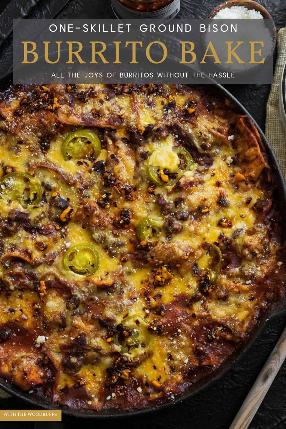 Bison Burrito Casserole