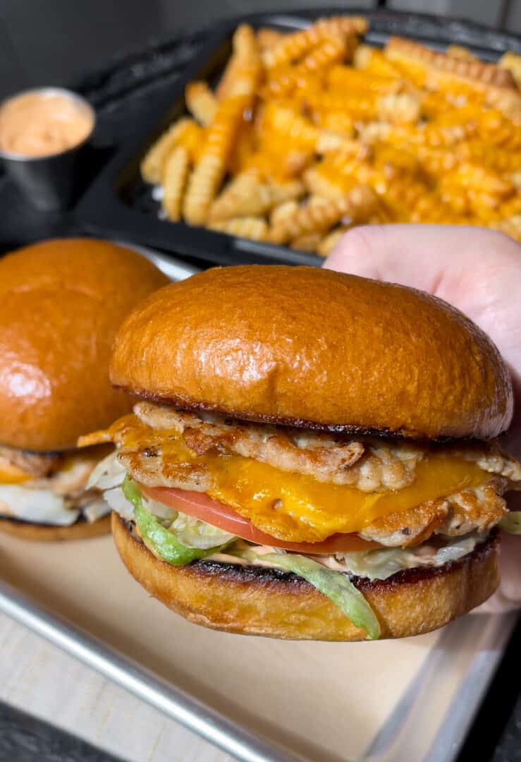 Ground Chicken Smash Burgers
