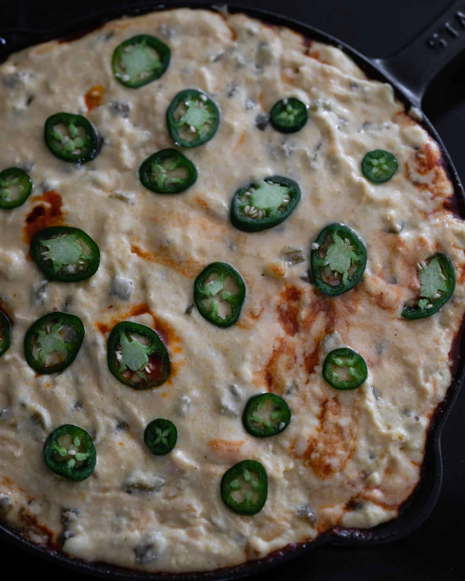 Texas Tamale Pie - Cornbread Jalapeño Topped Chili con Carne