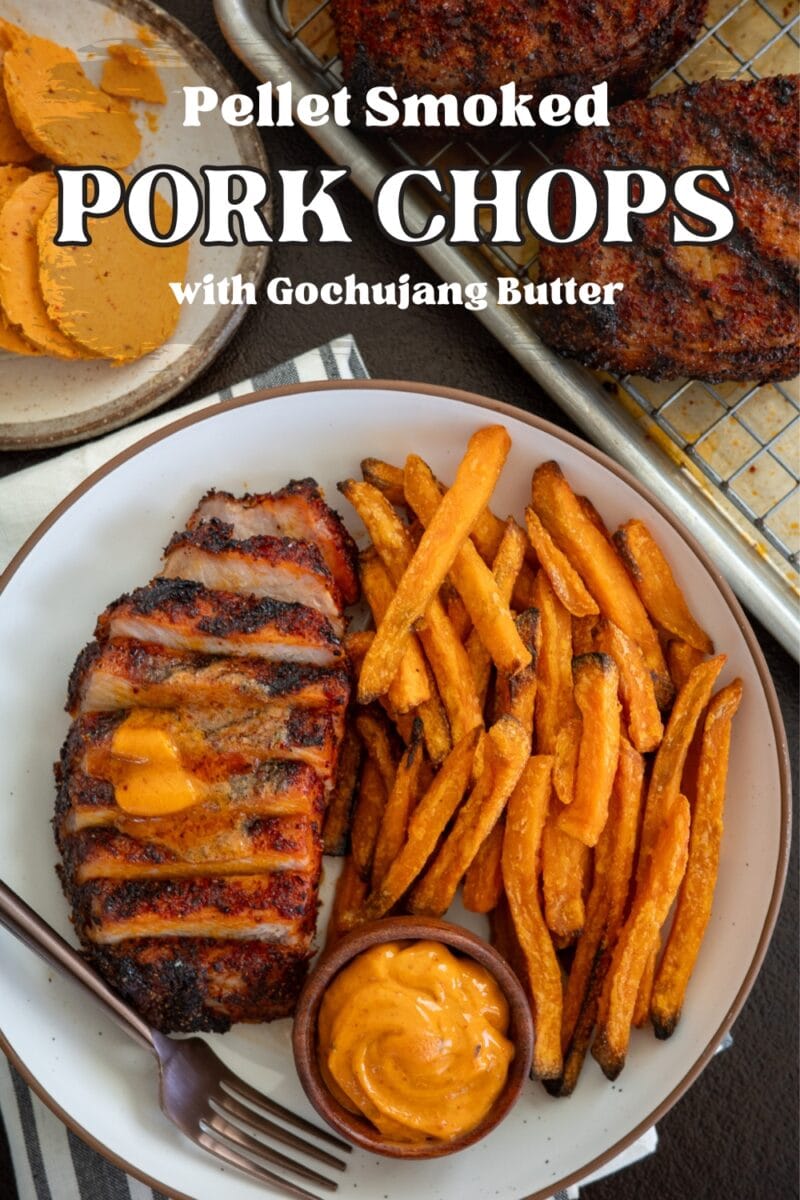 Korean Chile Smoked Pork Chops with Gochujang Butter